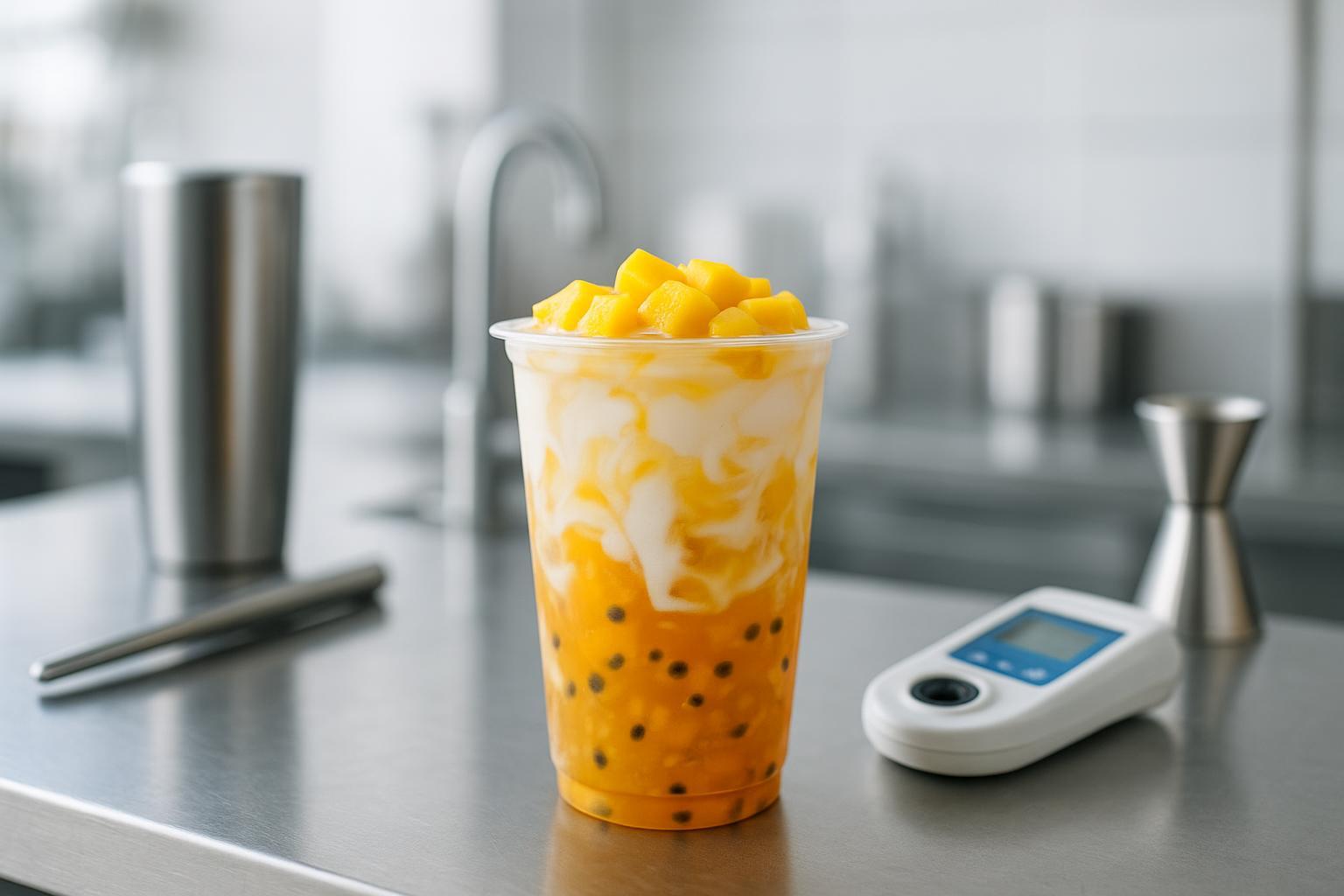 Thé aux fruits et à la noix de coco pour les boutiques de bubble tea ...